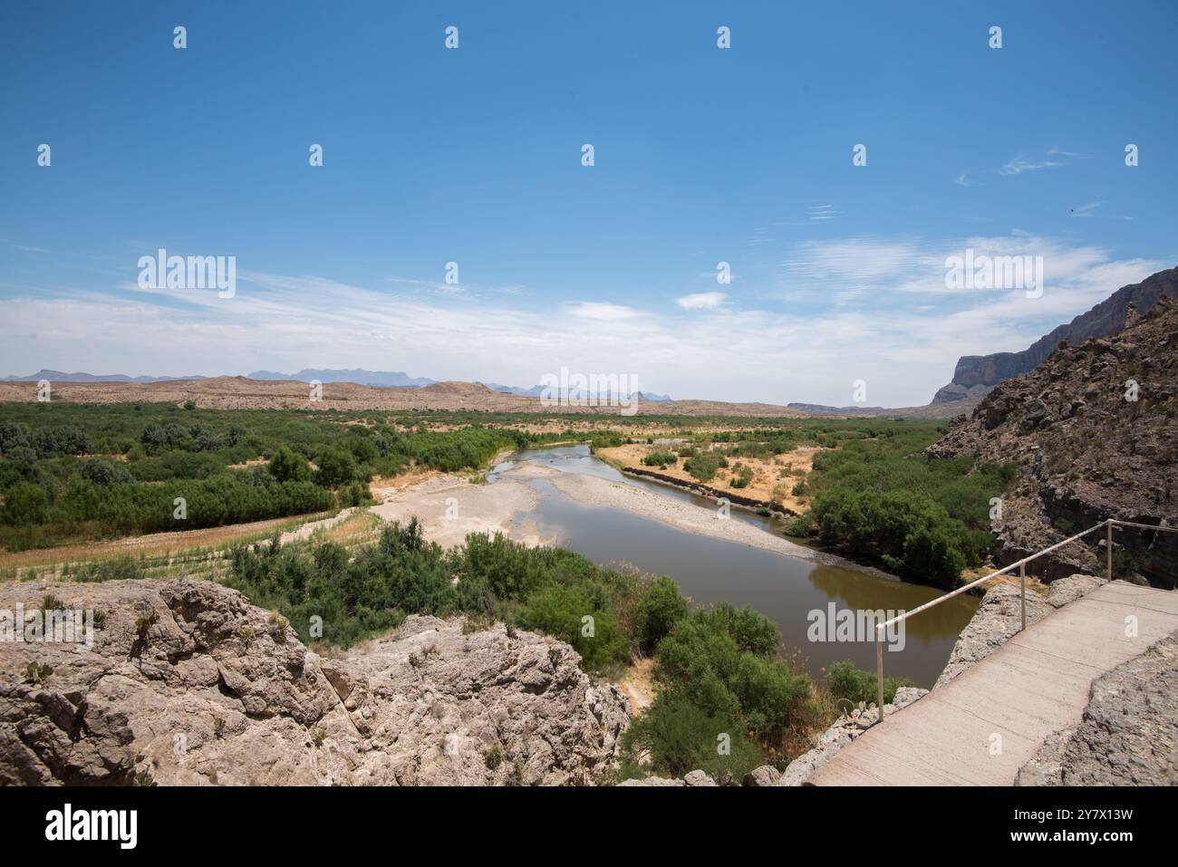 Rio Grande River in Big Bend National Park, Texas Stock Photo - Alamy