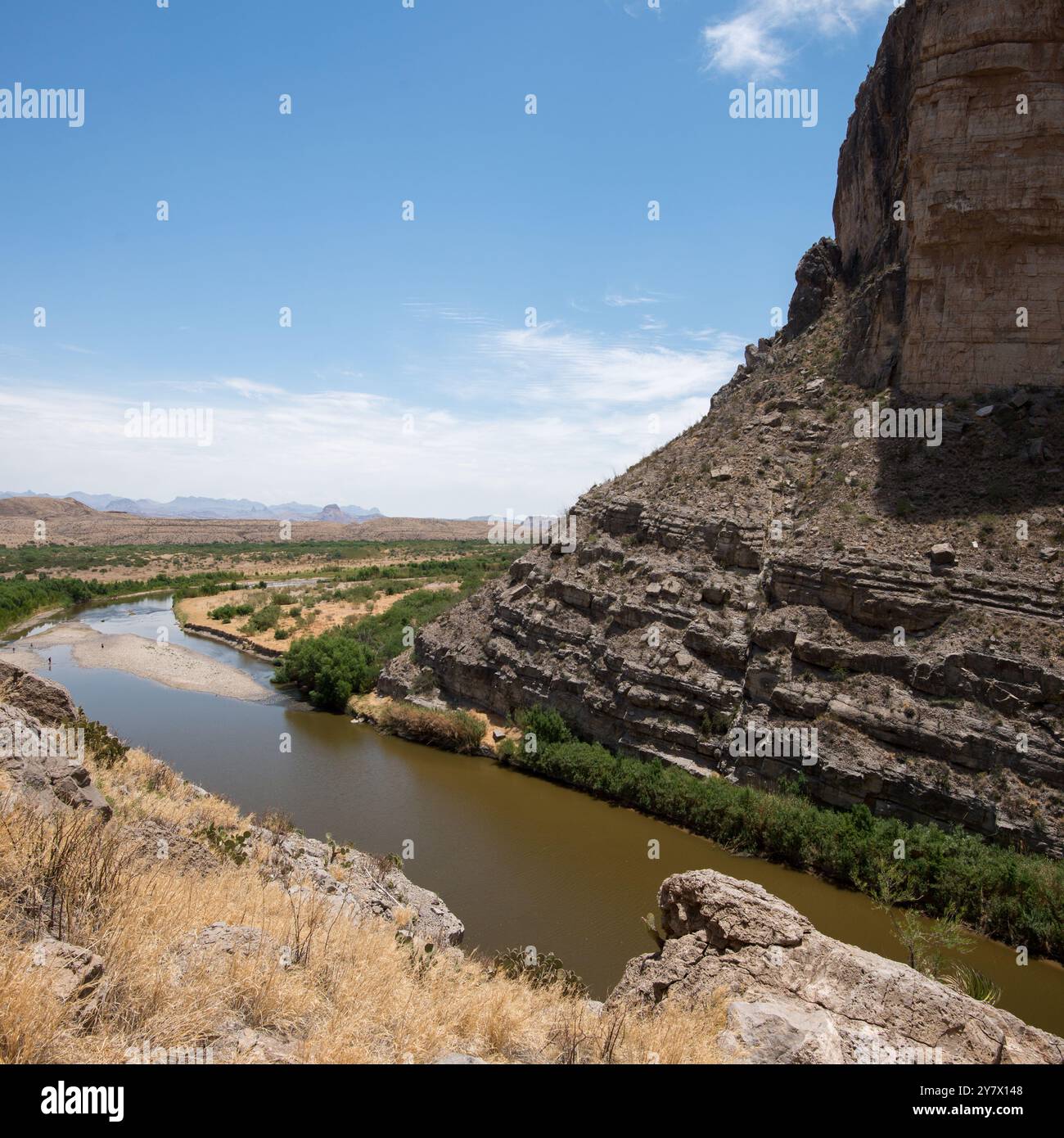 Rio Grande River in Big Bend National Park, Texas Stock Photo - Alamy