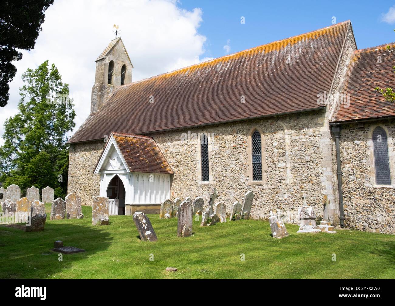 St Mary's church in Chidham West Sussex Stock Photo - Alamy