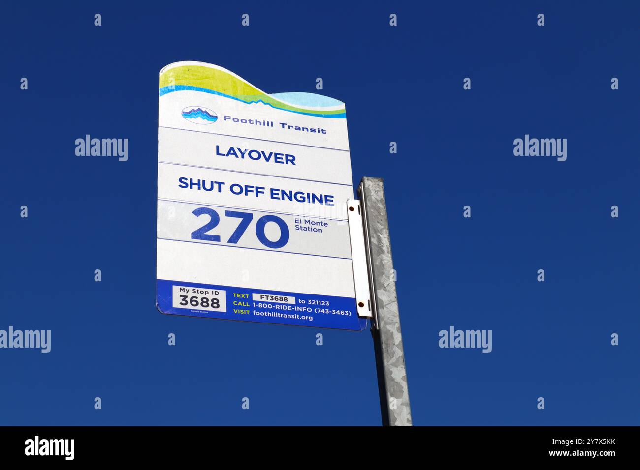 Foothill transit bus stop hi-res stock photography and images - Alamy