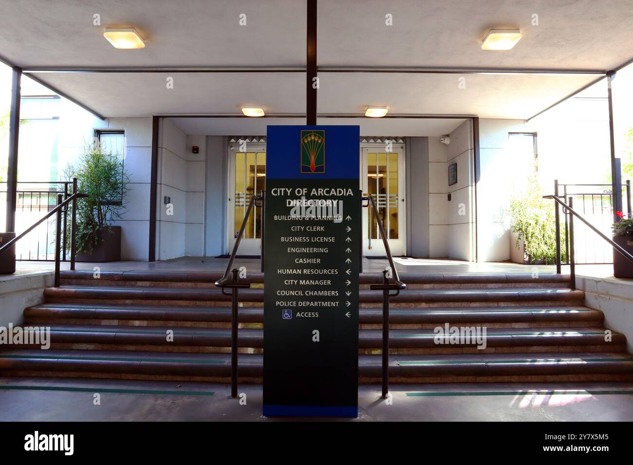 Arcadia City Hall located at 240 W Huntington Dr, Arcadia, California ...