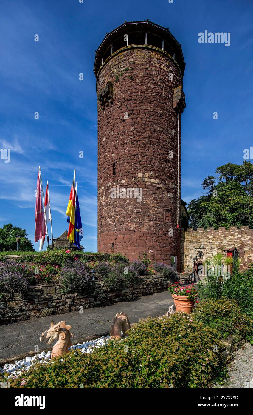 Trendelburg Castle, Rapunzel Tower, Trendelburg, Kassel District, Hesse ...