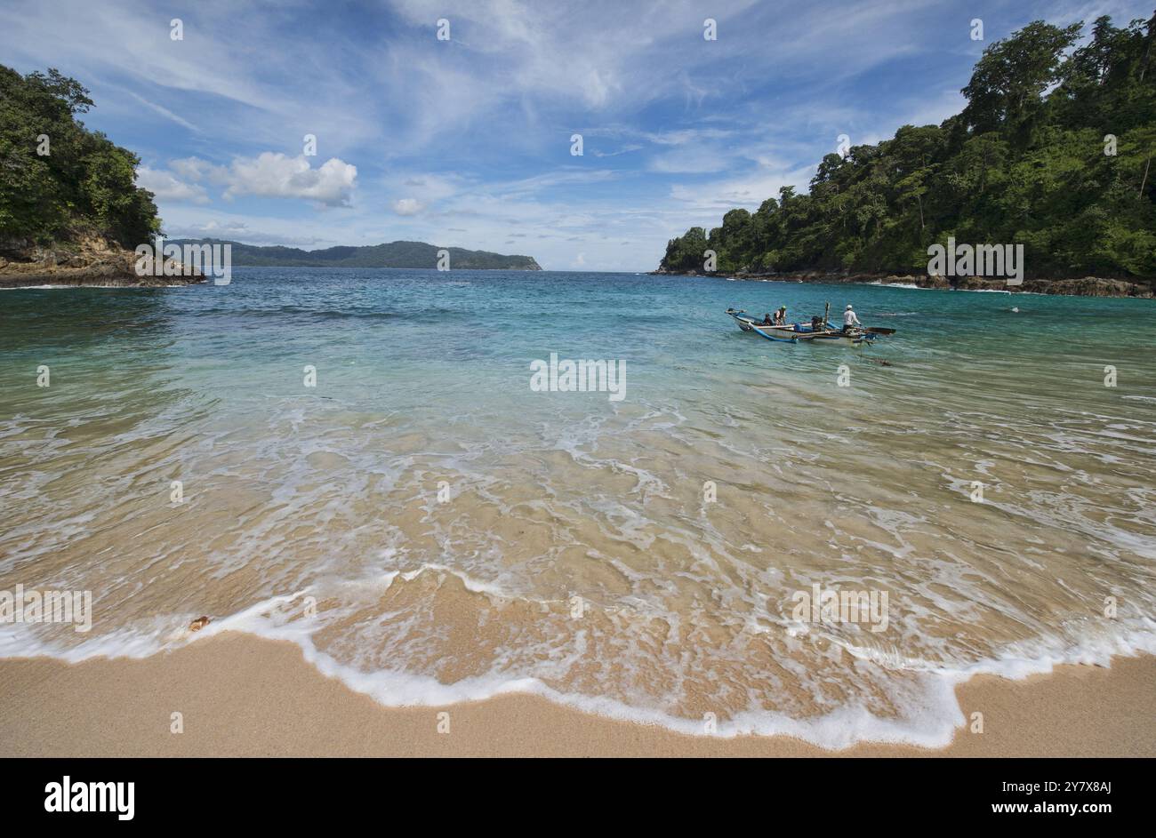 beautiful Teluk Hijau beach, Meru Betiri National Park, Java, Indonesia ...