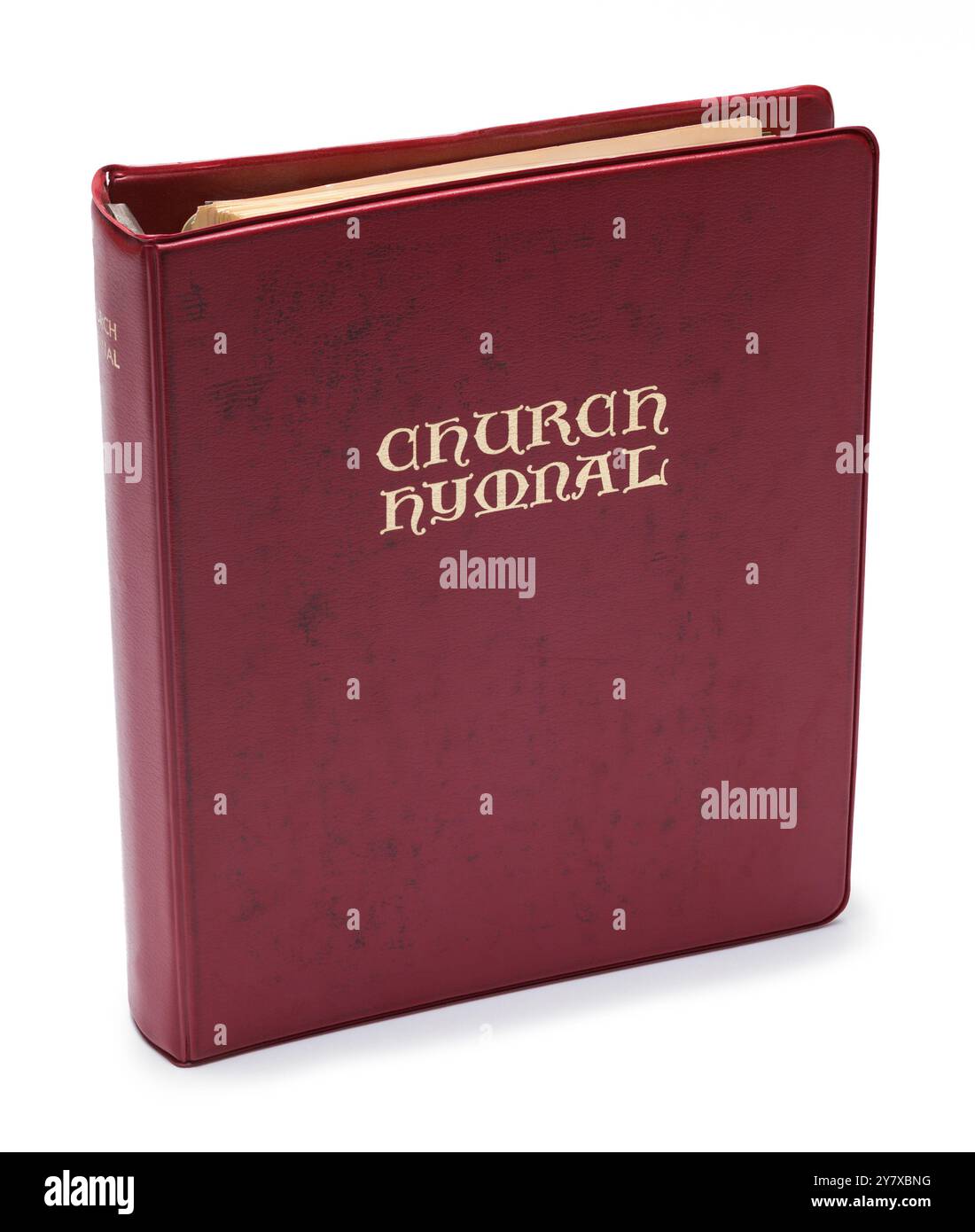 Old CHurch Hymnal Cut Out on White Stock Photo - Alamy