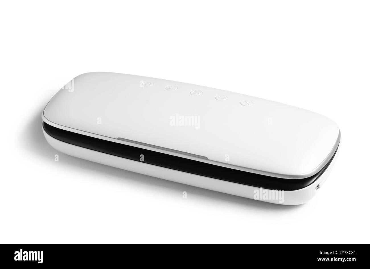 Food packaging machine Cut Out Stock Images & Pictures - Alamy