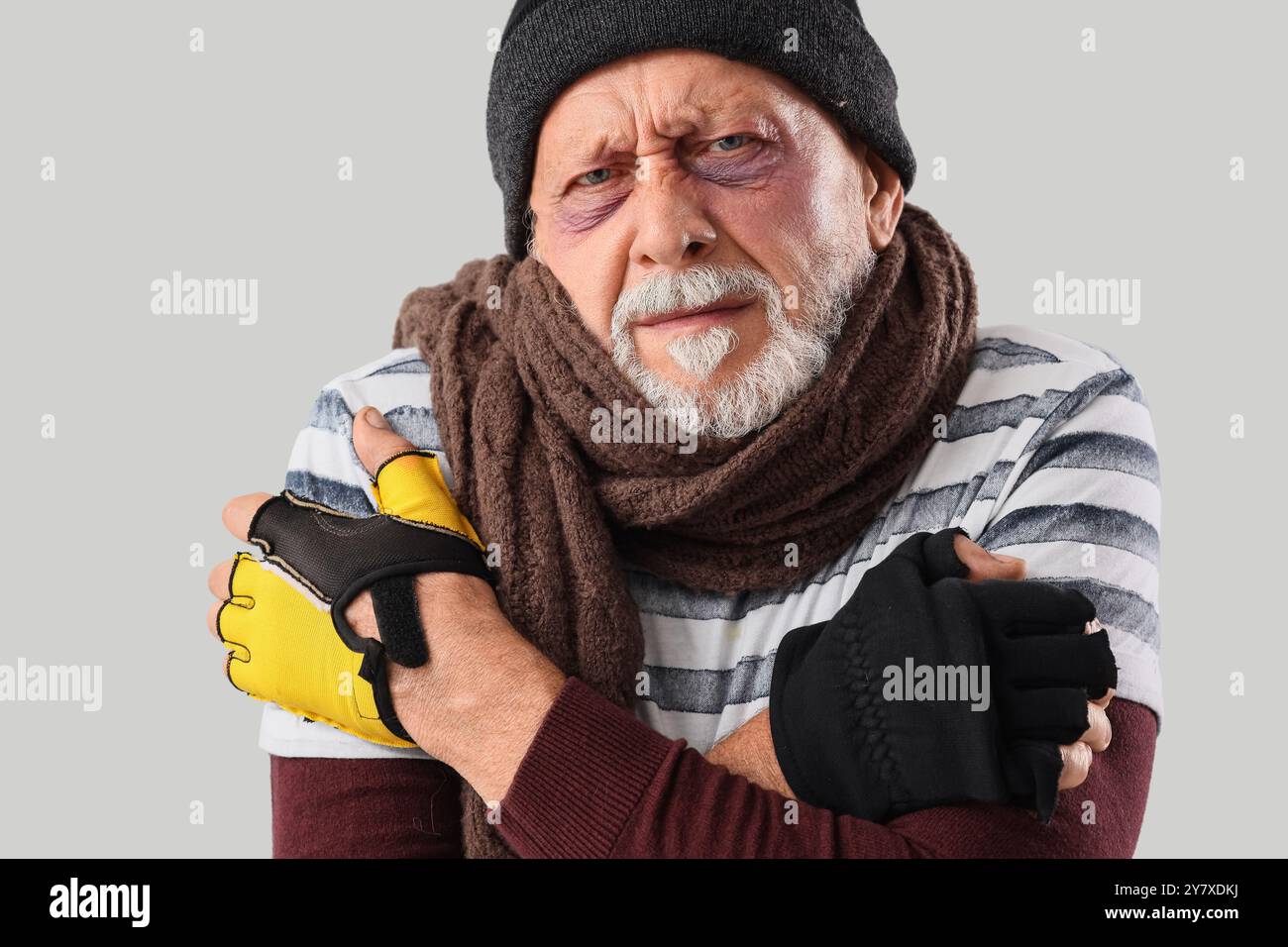 Homeless person frozen hi-res stock photography and images - Alamy