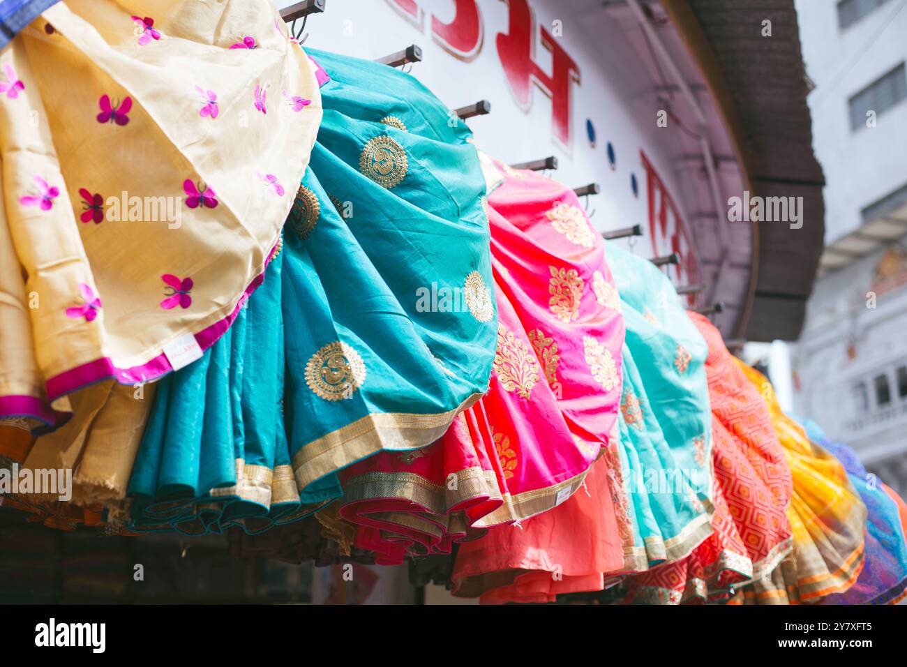 Saree display hi-res stock photography and images - Alamy