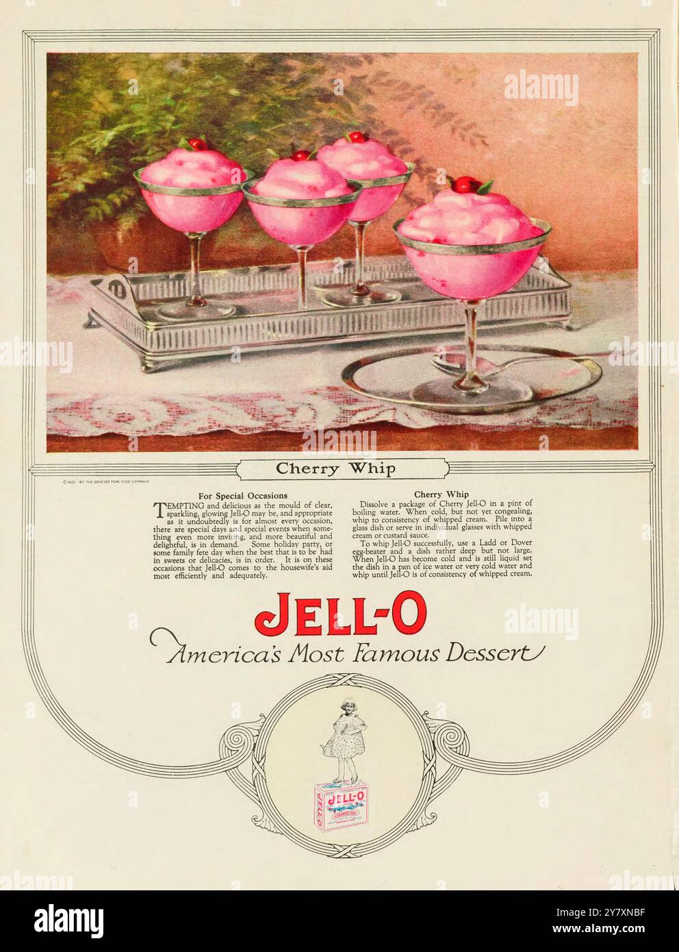 Jello ad 1920s hi-res stock photography and images - Alamy