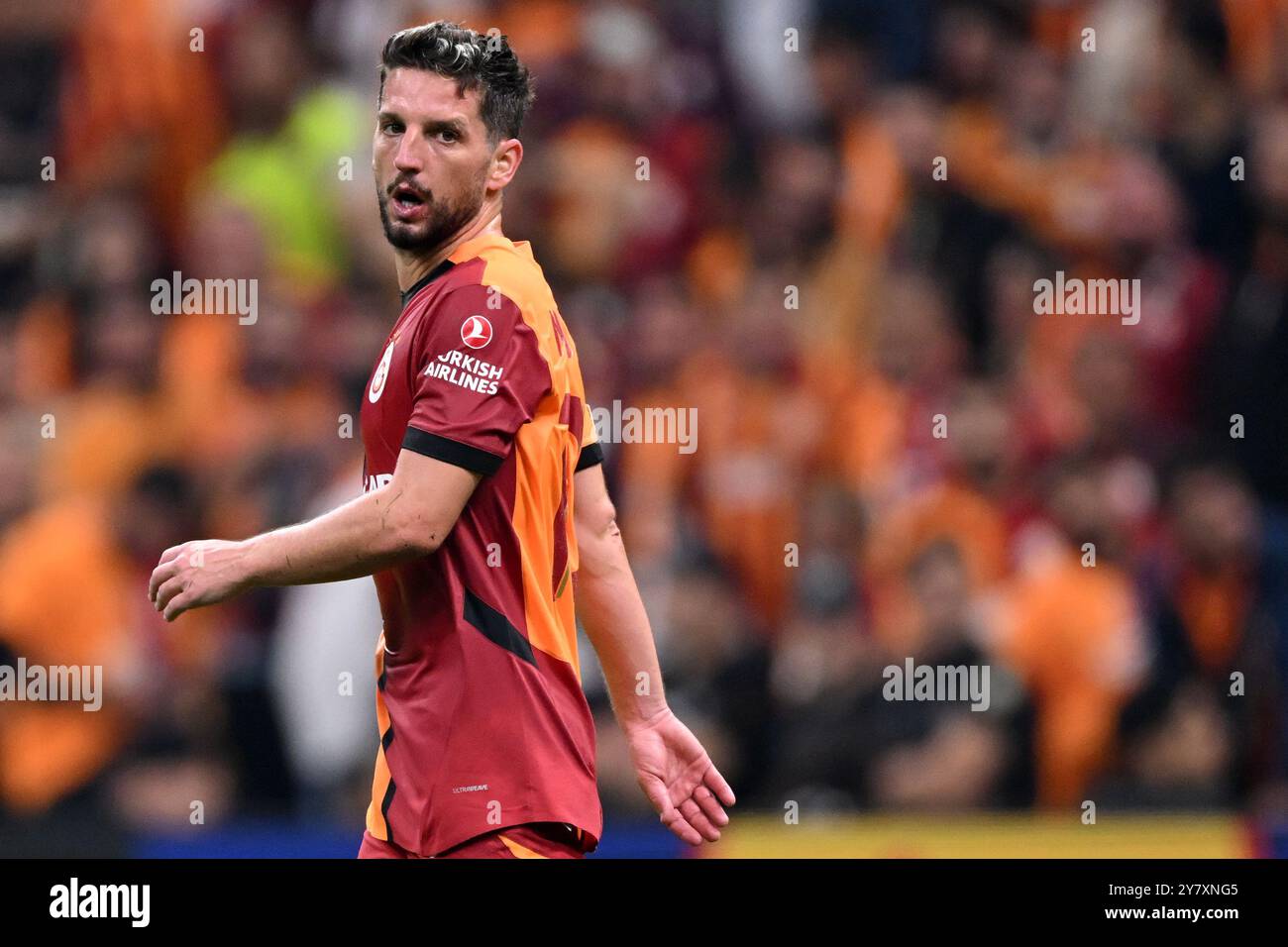 ISTANBUL - Dries Mertens of Galatasaray SK during the UEFA Europa ...