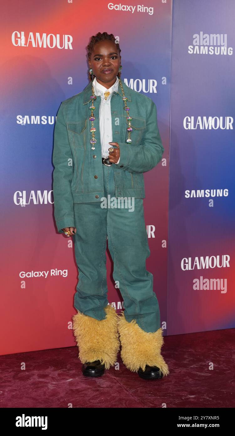 Francesca Amewudah-Rivers arriving at the Glamour Women of the Year, at ...