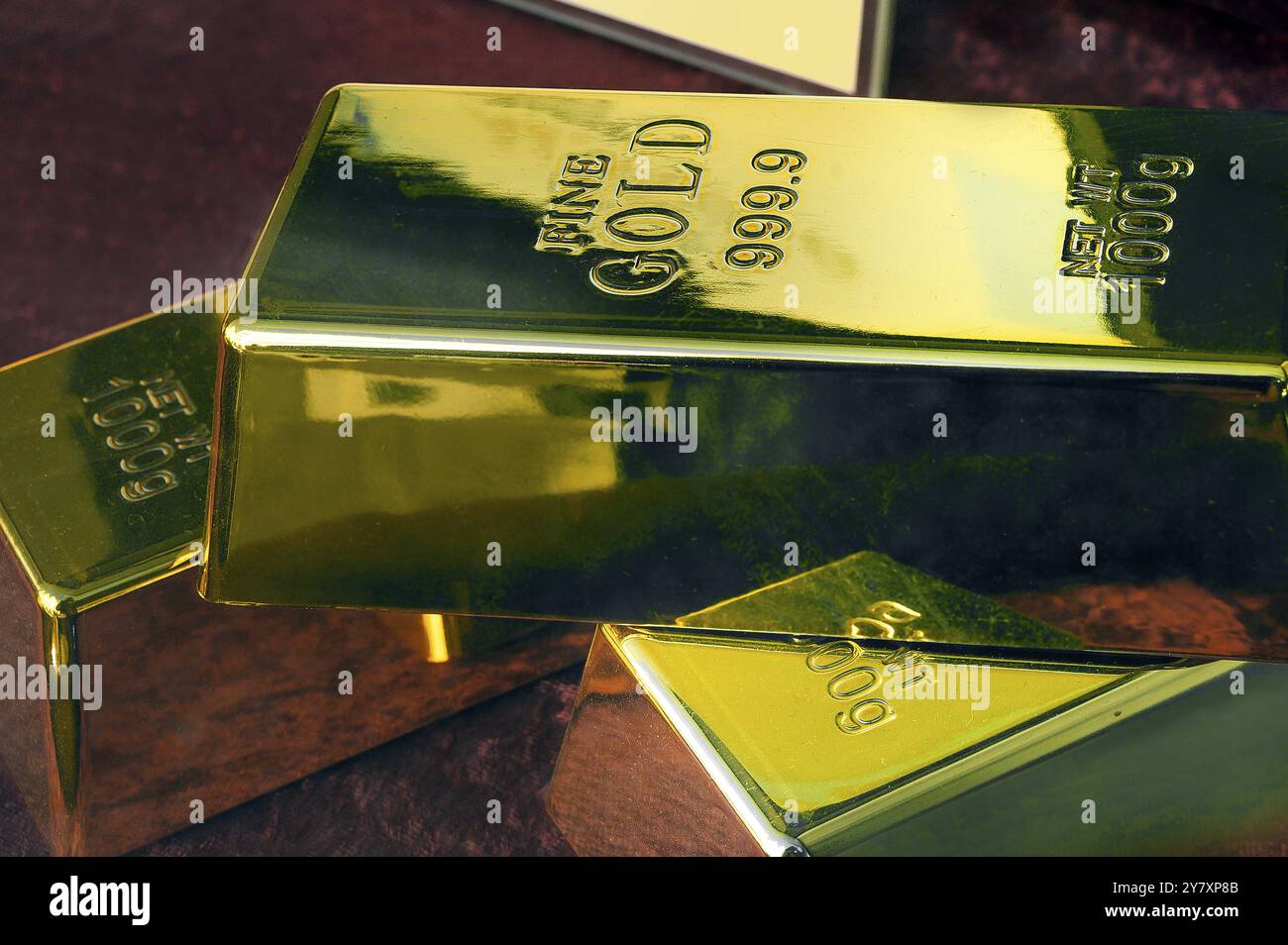 Gold bar, 1000 gram fine gold 999.9, Germany, Europe Stock Photo - Alamy