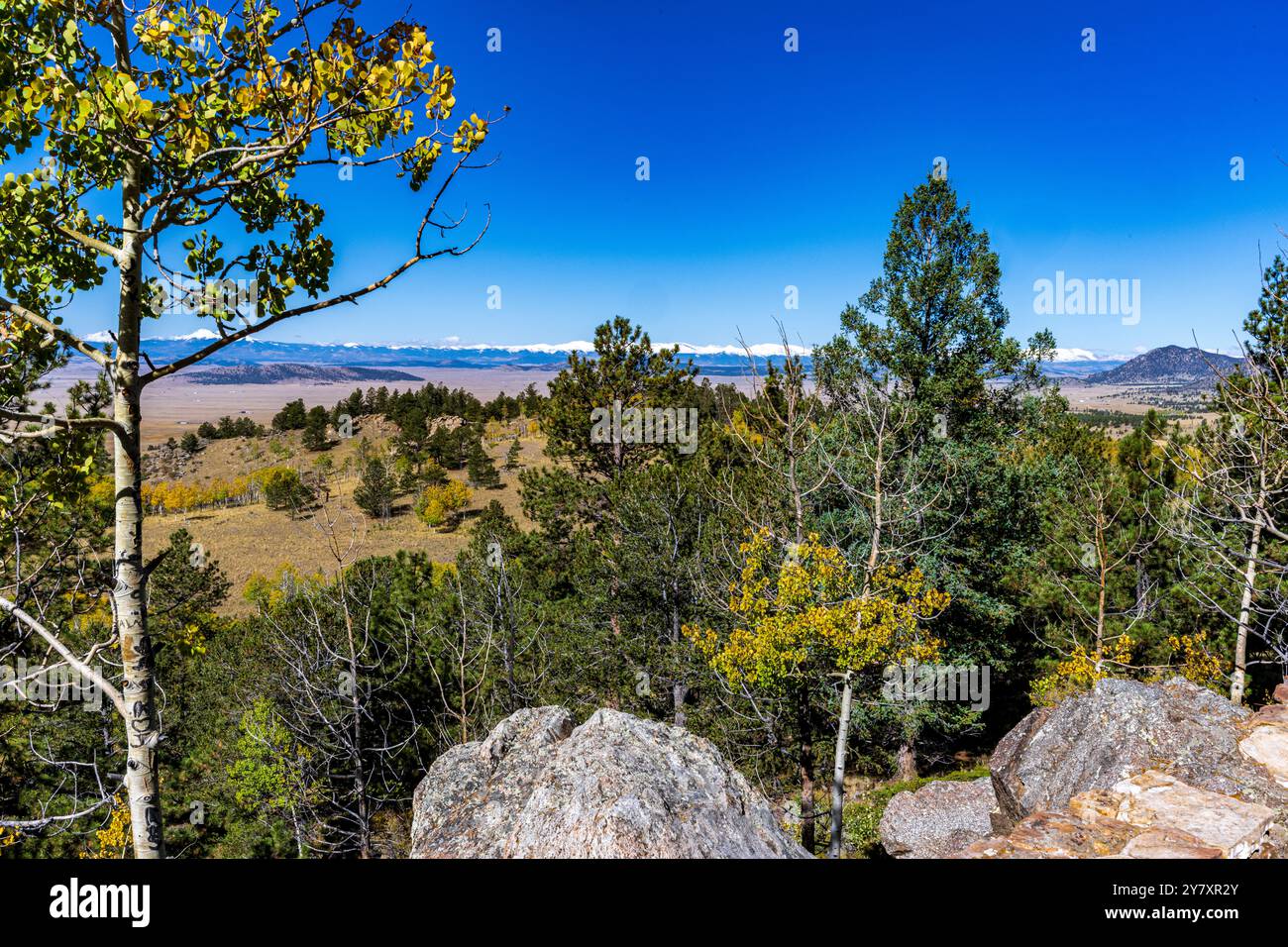 Wilkerson Pass in Colorado with views of the Collegiant Mountain Range ...