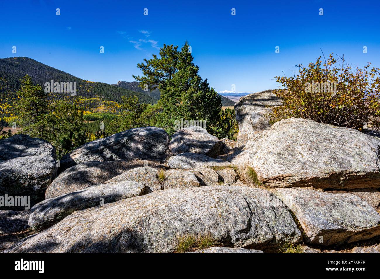 Wilkerson Pass in Colorado with views of the Collegiant Mountain Range ...