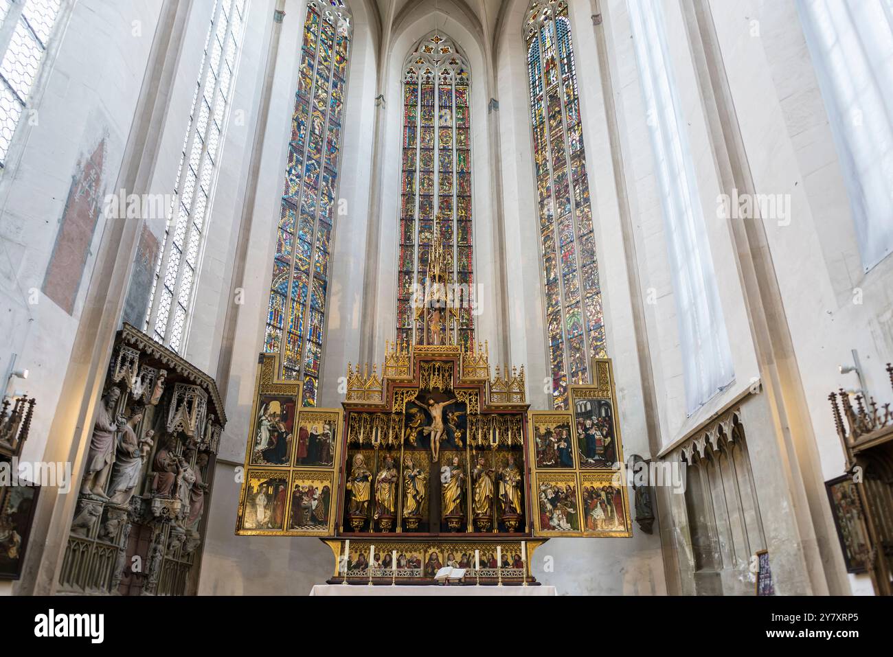 Altar of the Twelve Apostles by Friedrich Herlin, St. James' Church, St ...