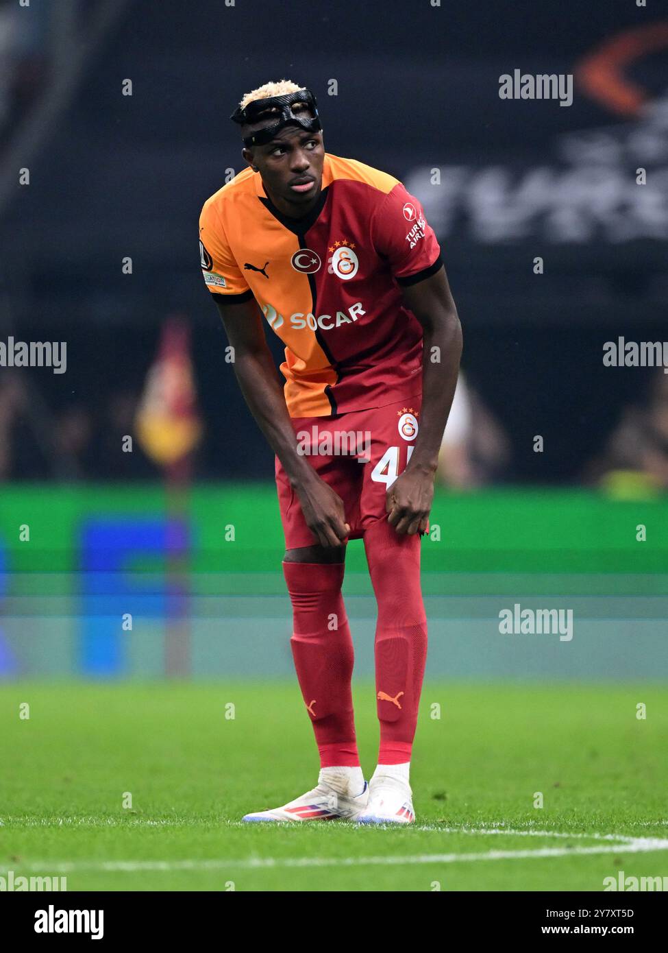 ISTANBUL - Victor Osimhen of Galatasaray SK during the UEFA Europa ...