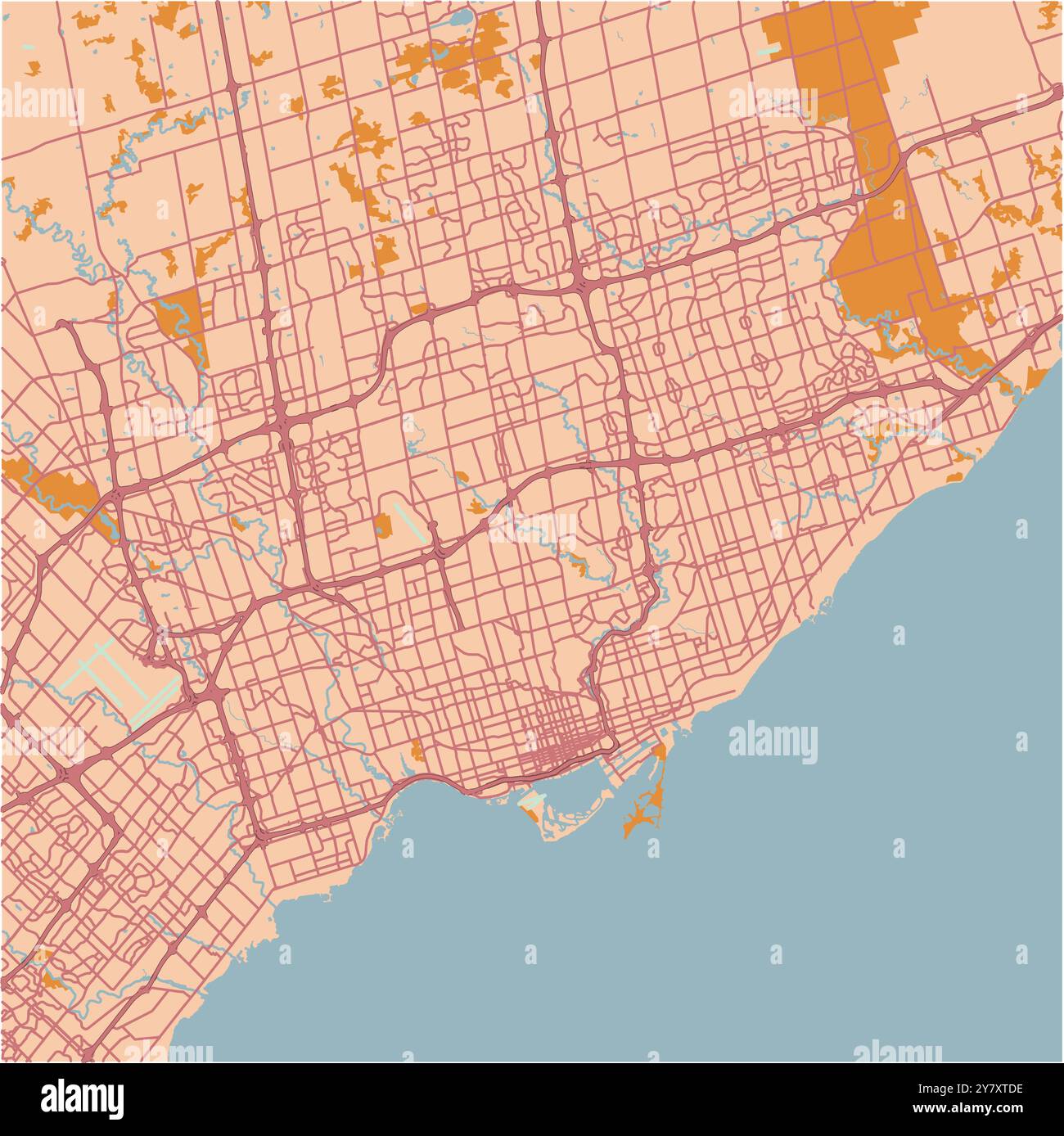Toronto California Map