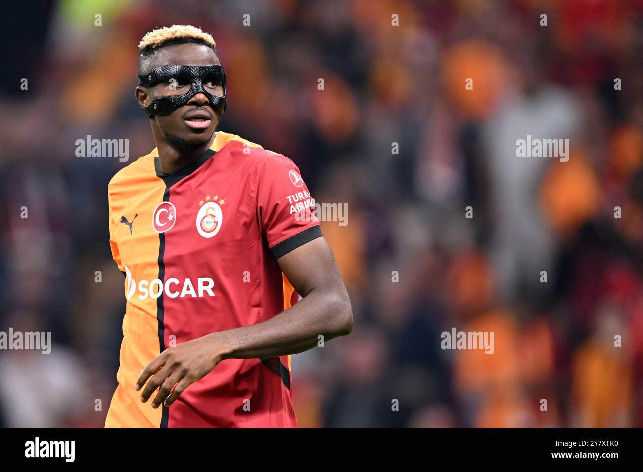 ISTANBUL - Victor Osimhen of Galatasaray SK during the UEFA Europa ...