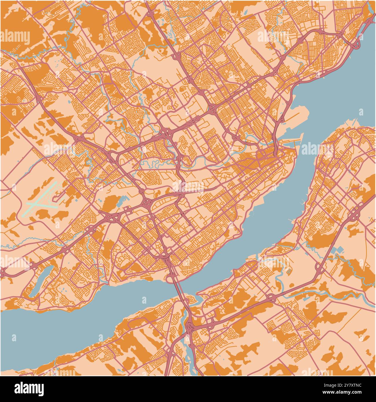 Map of quebec hi-res stock photography and images - Alamy