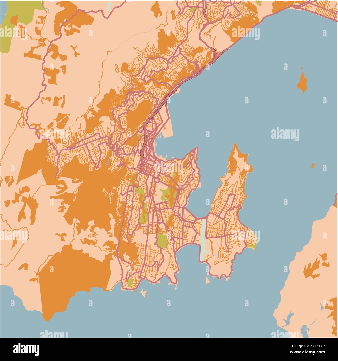 Desert new zealand Stock Vector Images - Alamy