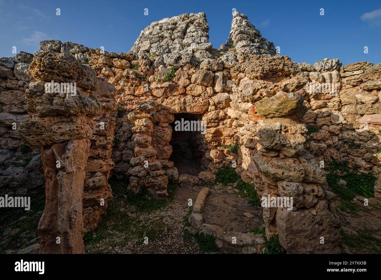 Conical talayot and attached building hi-res stock photography and ...