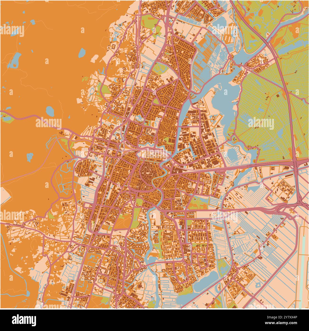 Map of haarlem hi-res stock photography and images - Alamy