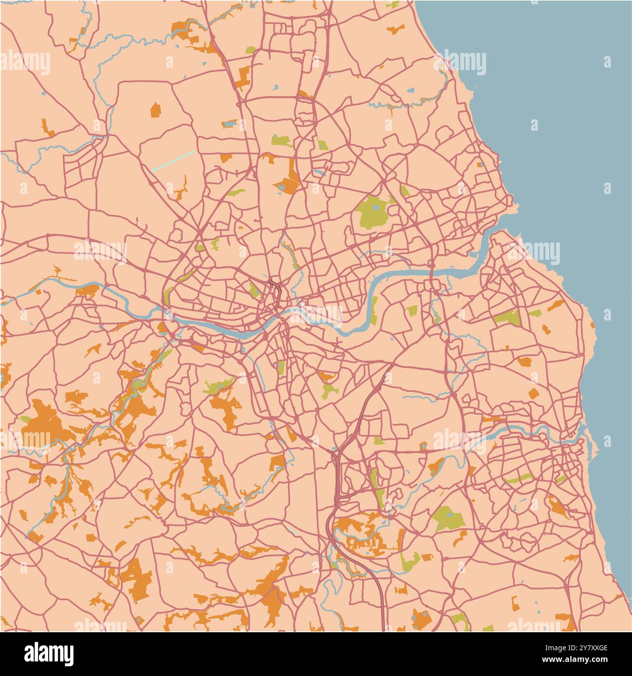 Newcastle Uk On World Map