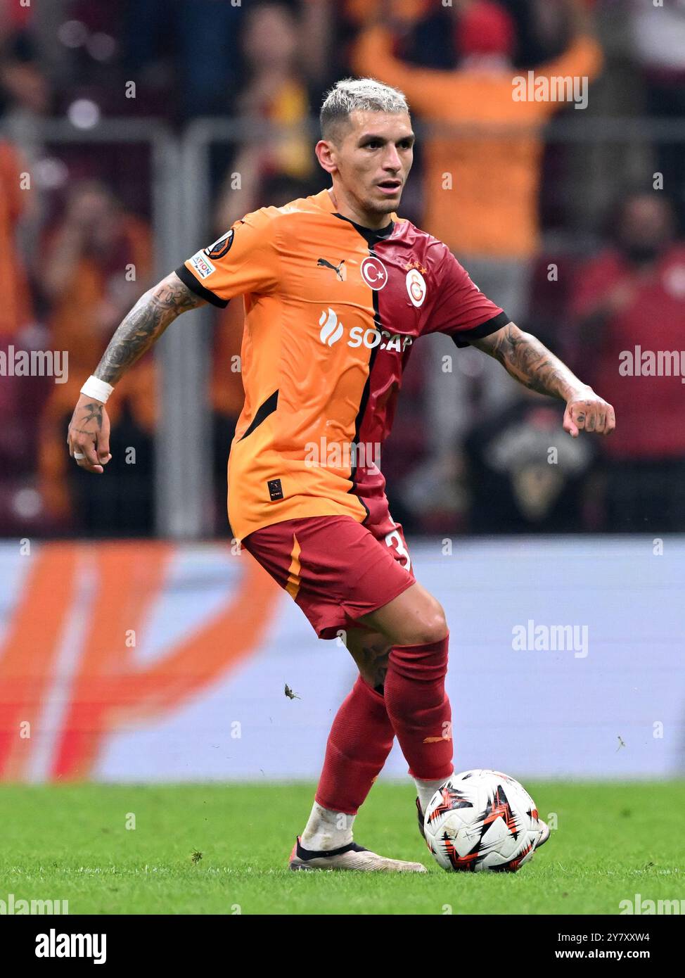 ISTANBUL - Lucas Torreira of Galatasaray SK during the UEFA Europa ...