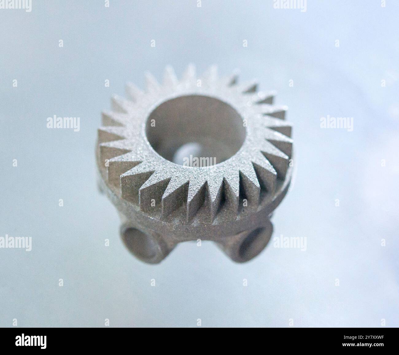 Object printed on 3D printer from metal powder using Metal Jet ...