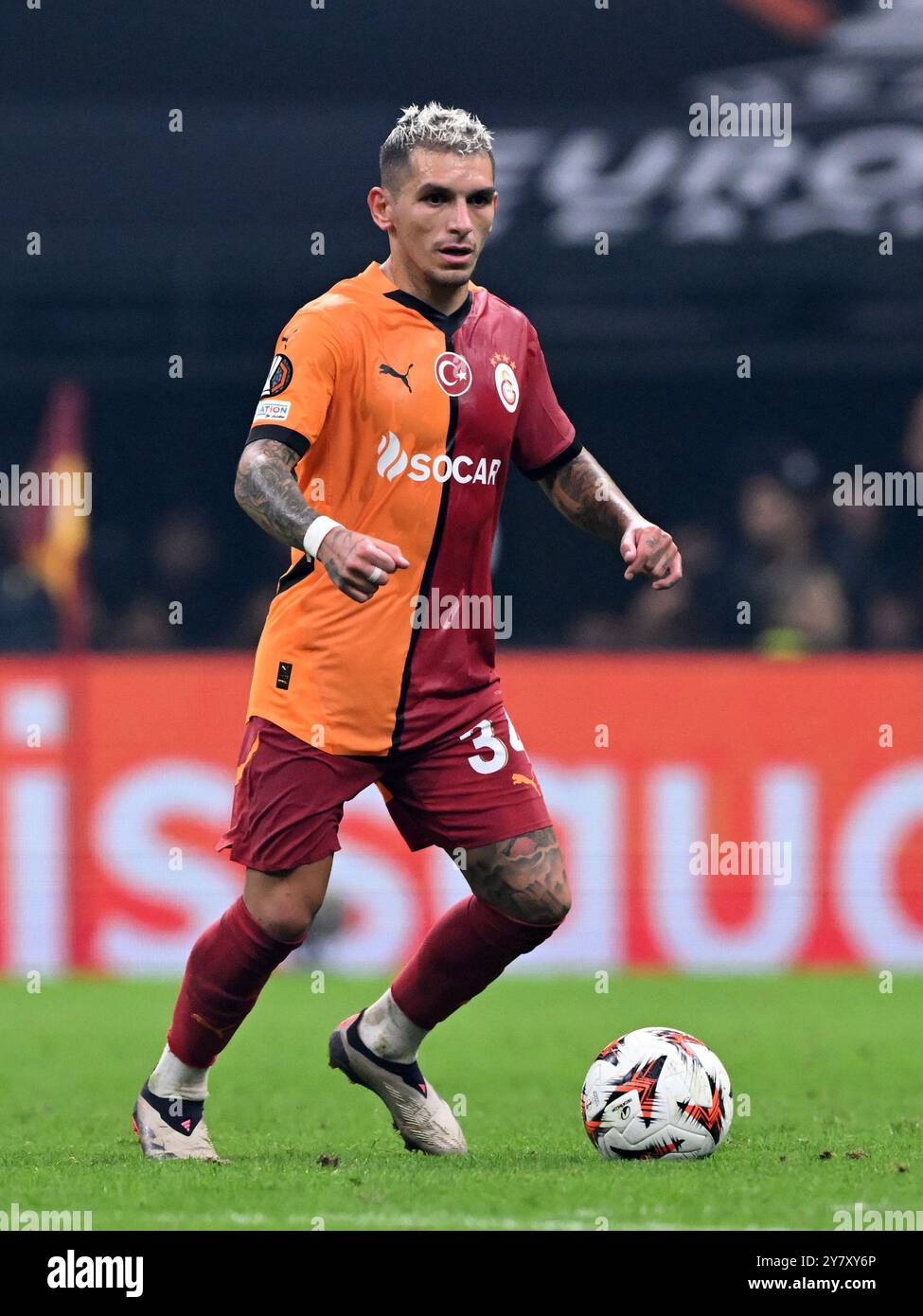 ISTANBUL - Lucas Torreira of Galatasaray SK during the UEFA Europa ...