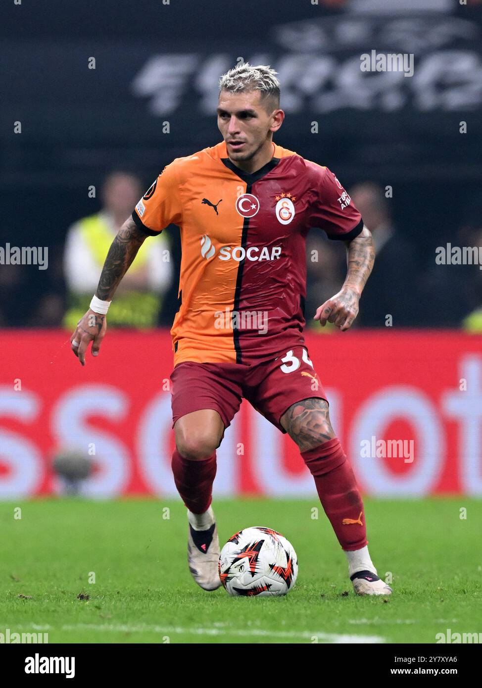 ISTANBUL - Lucas Torreira of Galatasaray SK during the UEFA Europa ...
