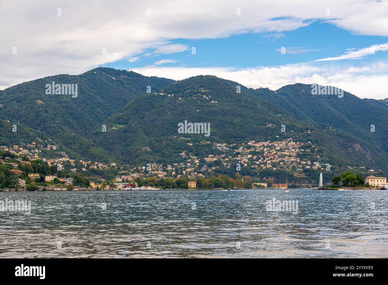 Lake Como, Italy. View of Cernobbio Stock Photo - Alamy