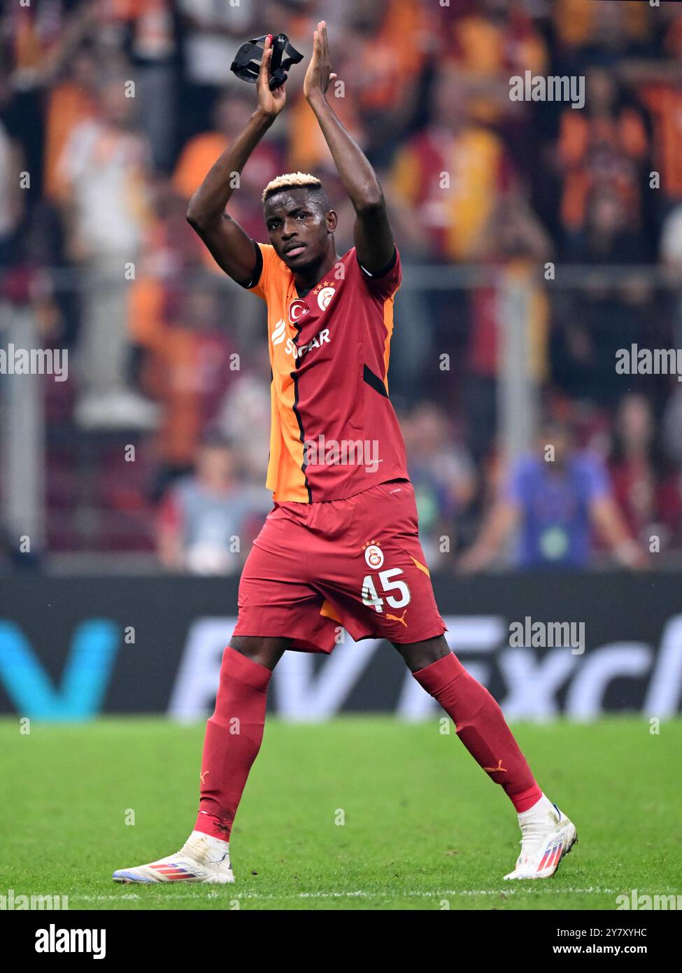 ISTANBUL - Victor Osimhen of Galatasaray SK during the UEFA Europa ...