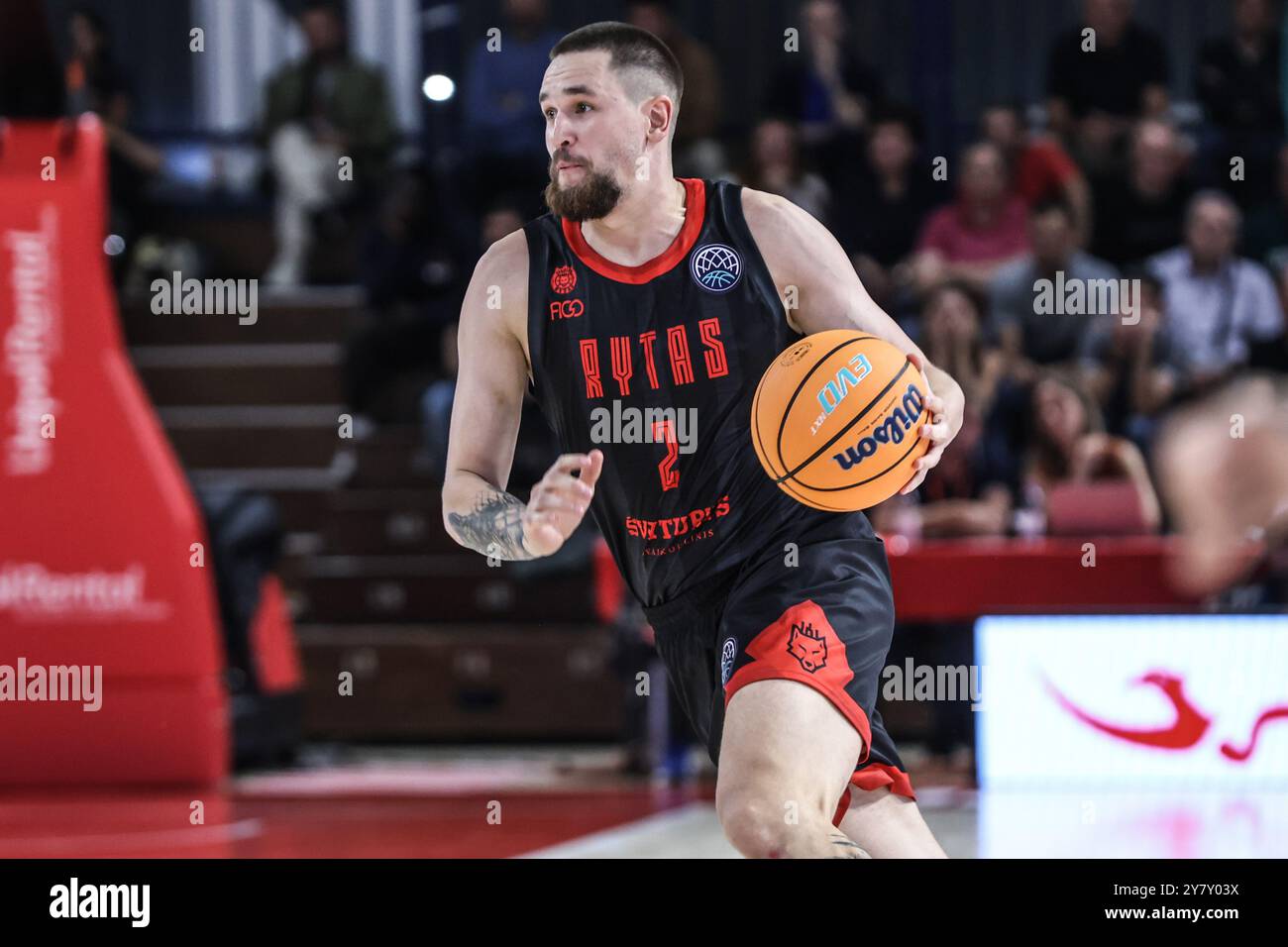 Reggio Emilia, Italy, October 01 2024 Margiris Normantas (rytas Vilnius ...
