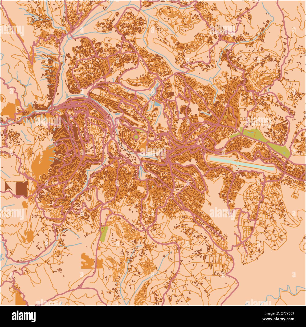 Kigali map hi-res stock photography and images - Alamy
