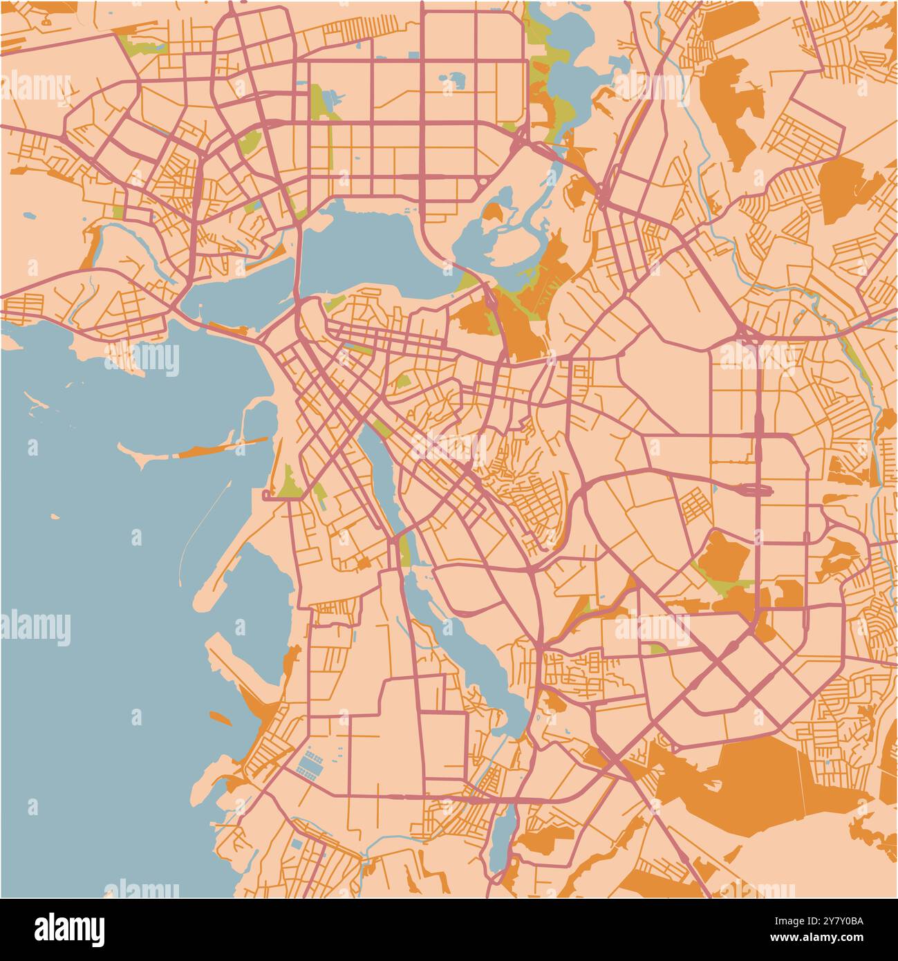 Kazan map hi-res stock photography and images - Alamy