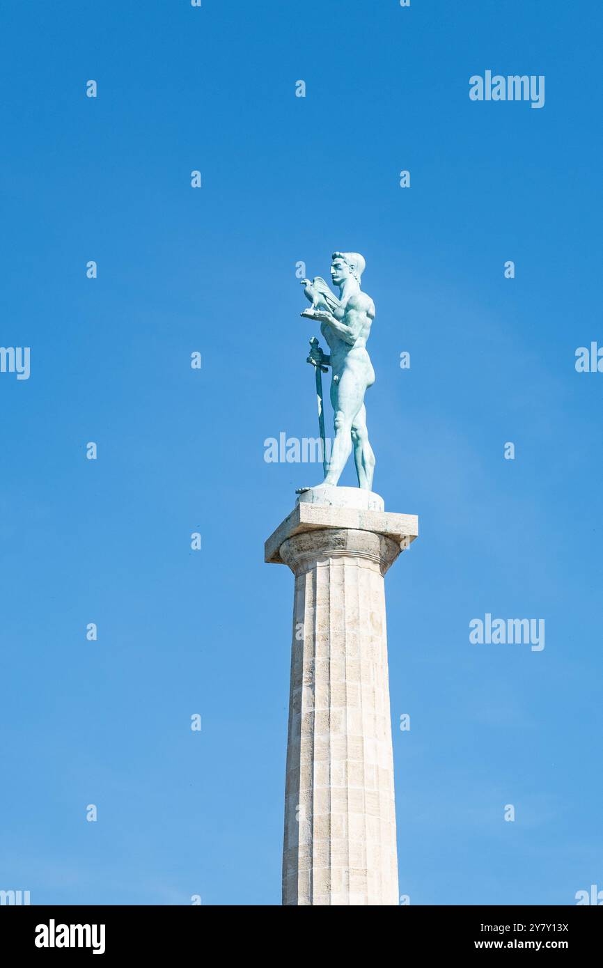 The Victor Monument, Serbian: Pobednik, stands proudly at Kalemegdan ...