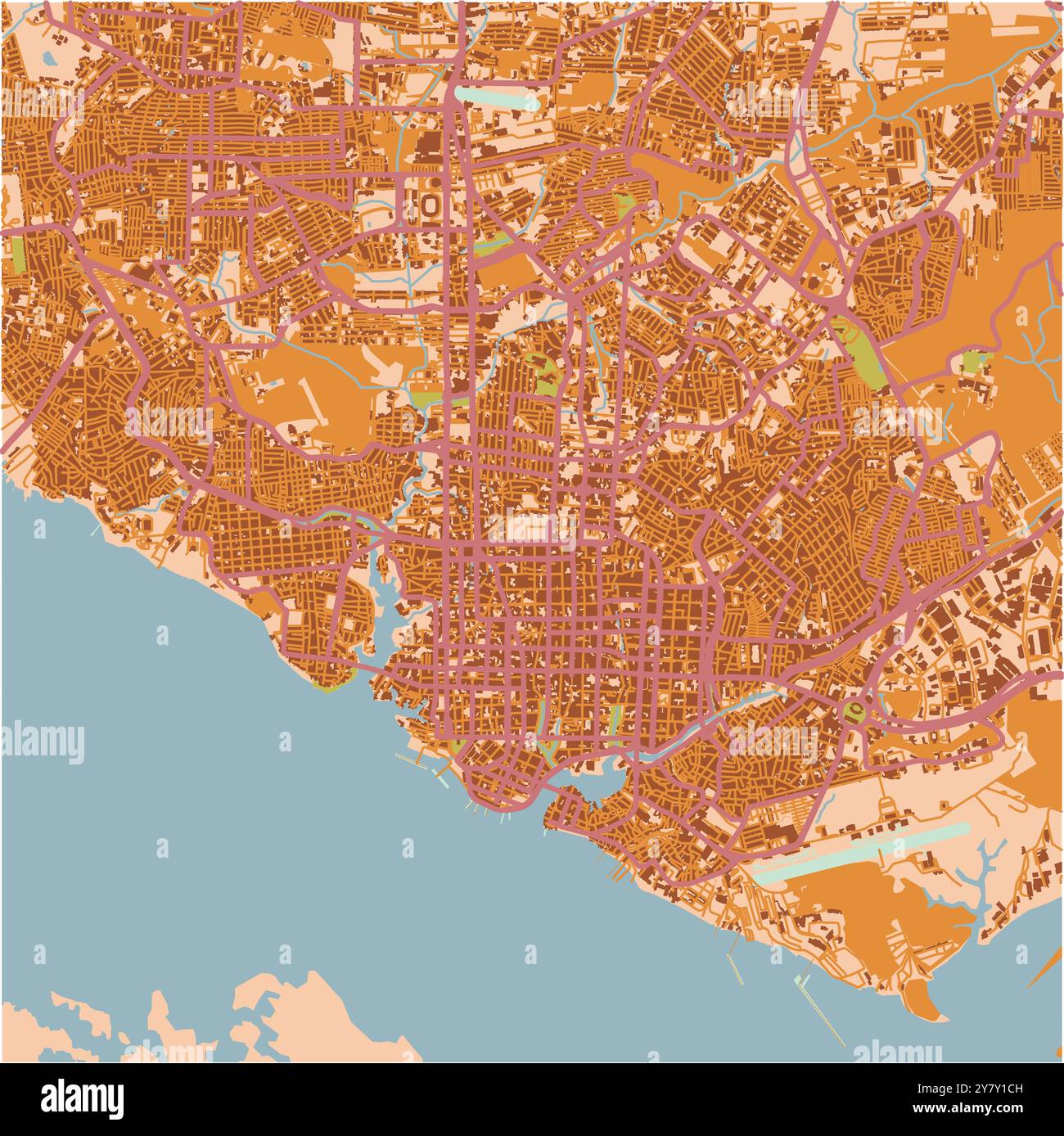Map of manaus hi-res stock photography and images - Alamy