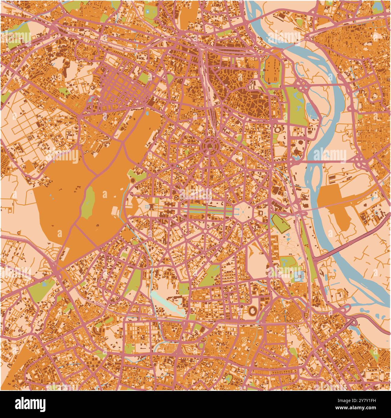 New delhi map hi-res stock photography and images - Alamy