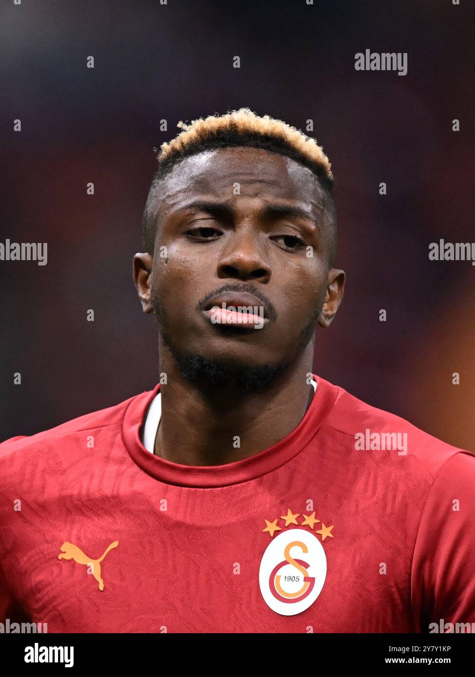 ISTANBUL - Victor Osimhen of Galatasaray SK during the UEFA Europa ...