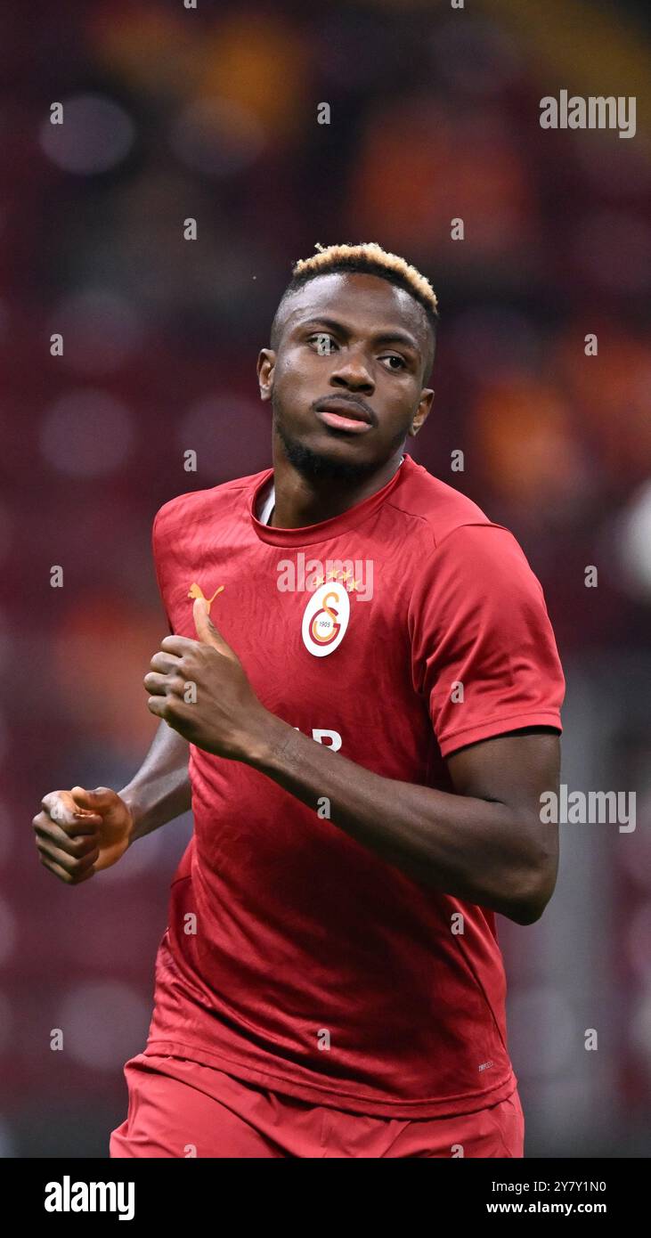 ISTANBUL - Victor Osimhen of Galatasaray SK during the UEFA Europa ...