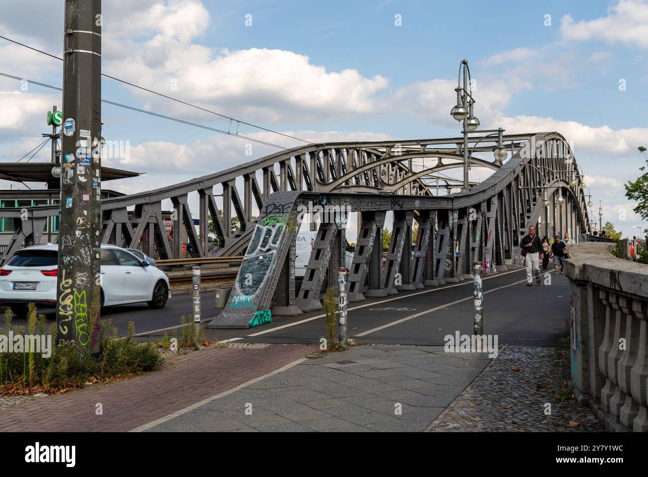 Berlin Germany 2024: The Bornholmer Strasse border crossing at ...