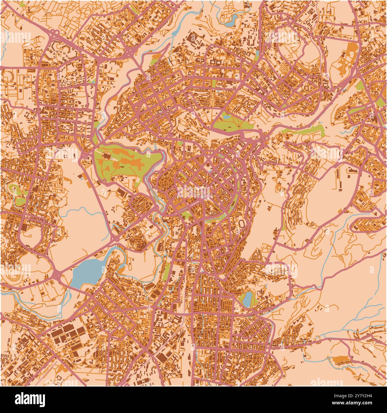 Map of yerevan hi-res stock photography and images - Alamy