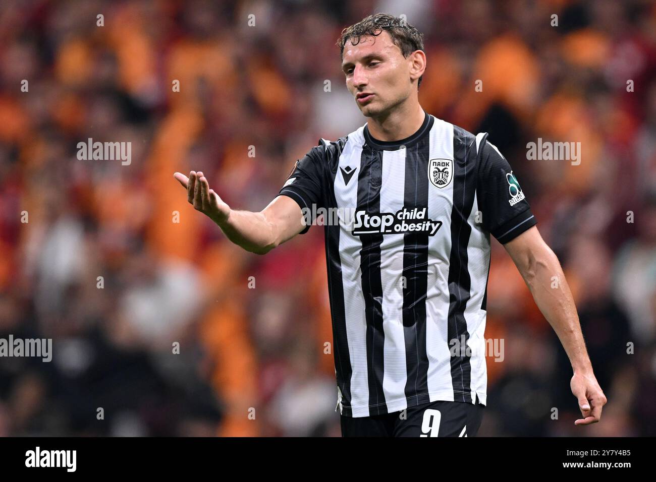 ISTANBUL - Fedor Chalov of PAOK Saloniki during the UEFA Europa League ...