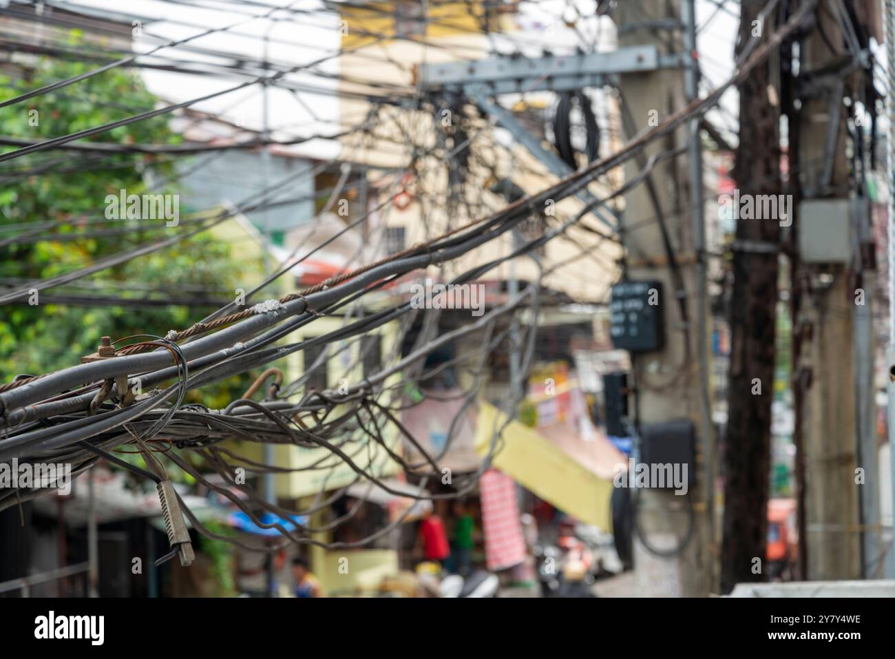 Looking from above,at a first floor location and street corner junction ...