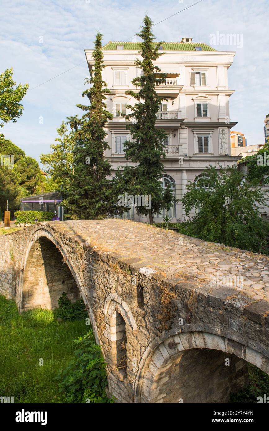 Tanners'Bridge (18th century), Tirana, Albania, Southeastern Europe ...