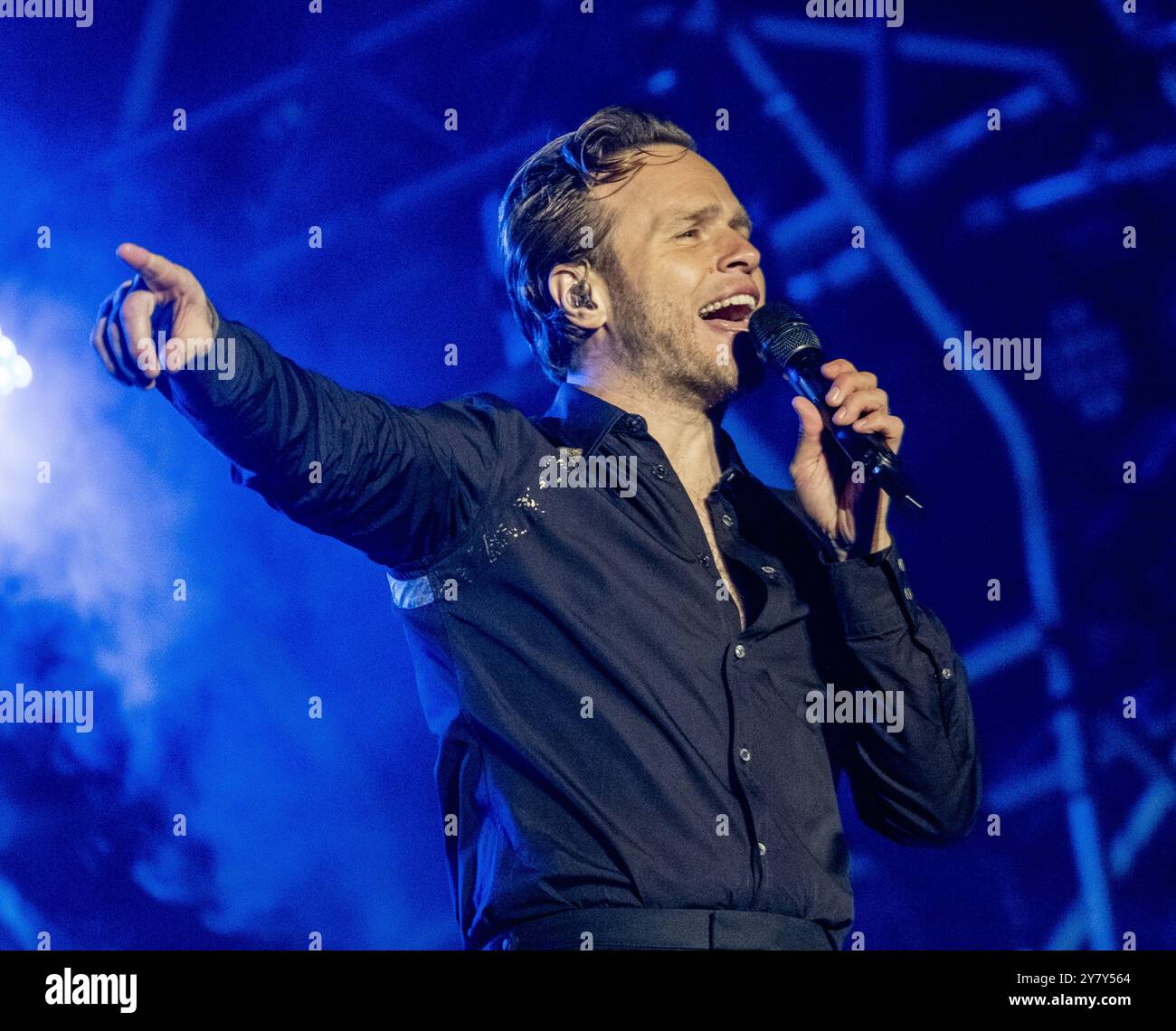 Olly Murs performing at Carfest 2024 in Whitchurch, Hampshire. photo by ...