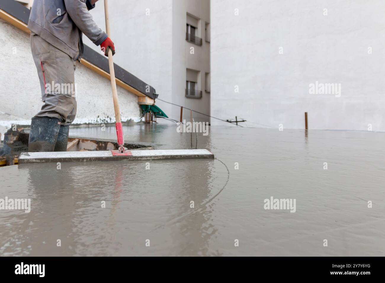 Concrete leveling process hi-res stock photography and images - Alamy