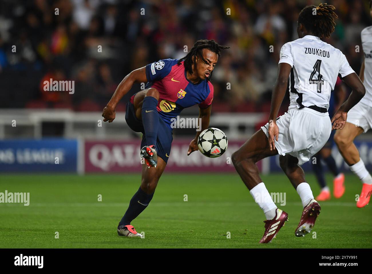 FC BARCELONA vs BSC Young Boys October 01,2024 Jules Kounde (23) of FC ...