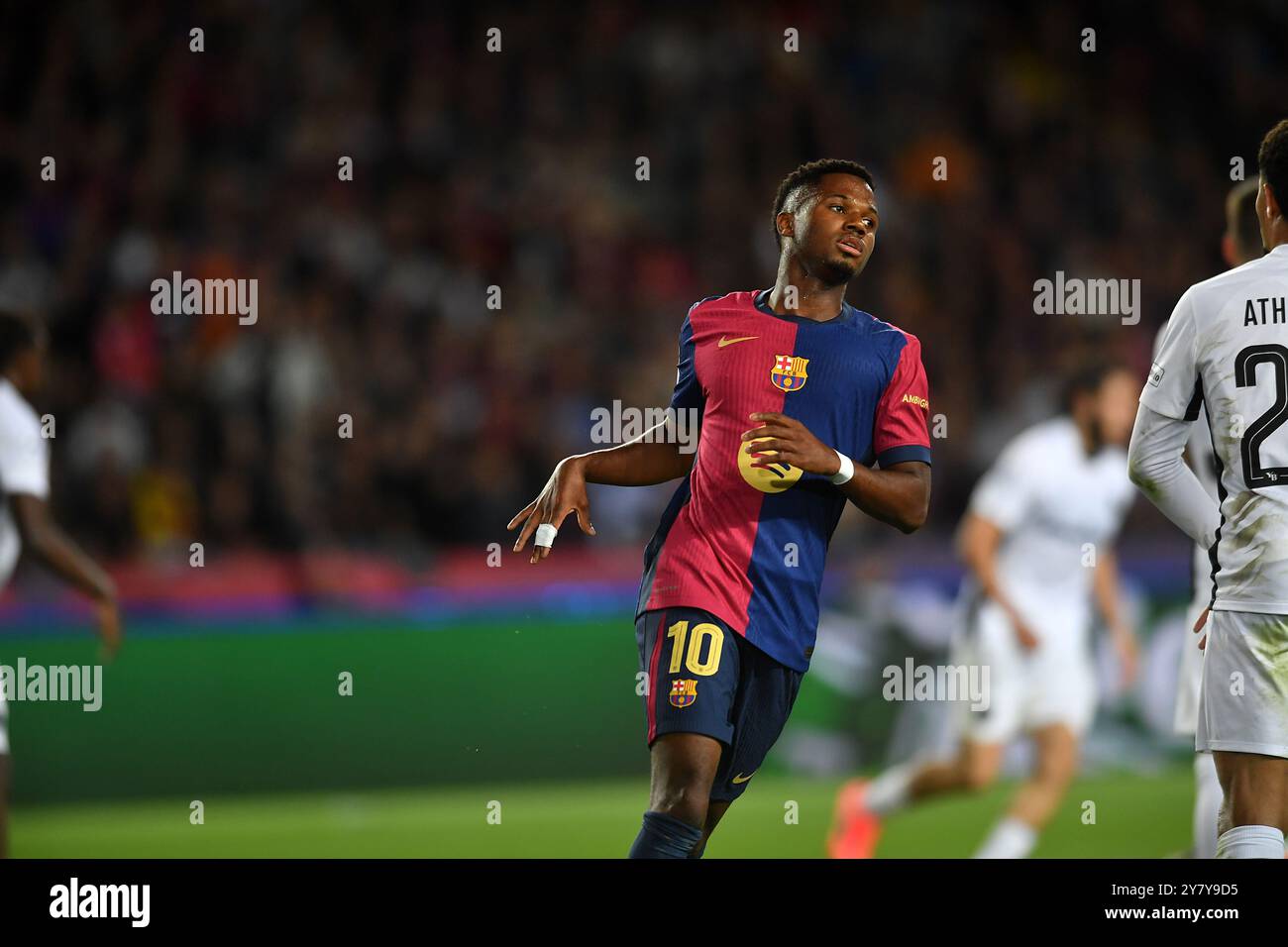 FC BARCELONA vs BSC Young Boys October 01,2024 Ansu Fati (10) of FC ...