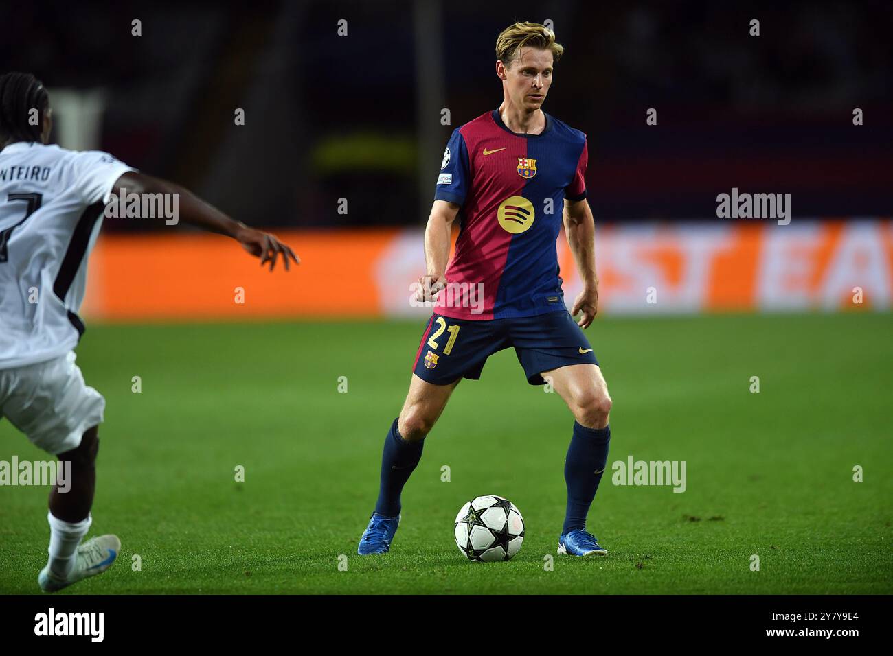 FC BARCELONA vs BSC Young Boys October 01,2024 Frenkie de Jong (21) of ...